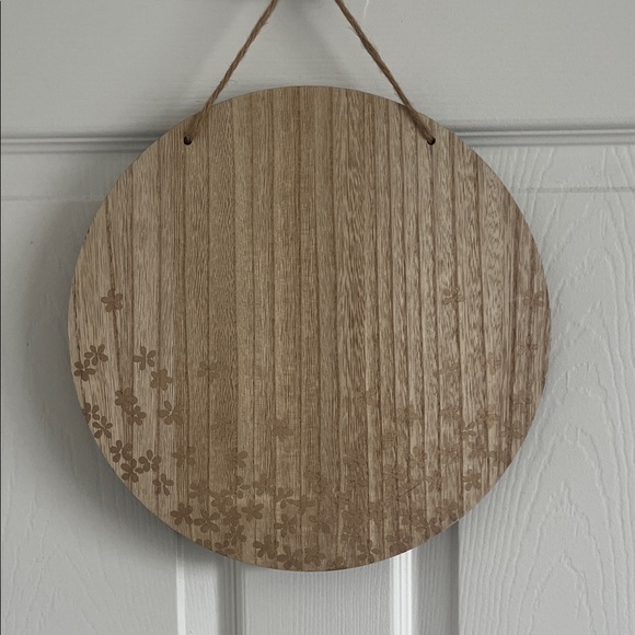 Threshold | Wall Decor | Threshold Natural Wood Floral Wall Art ...